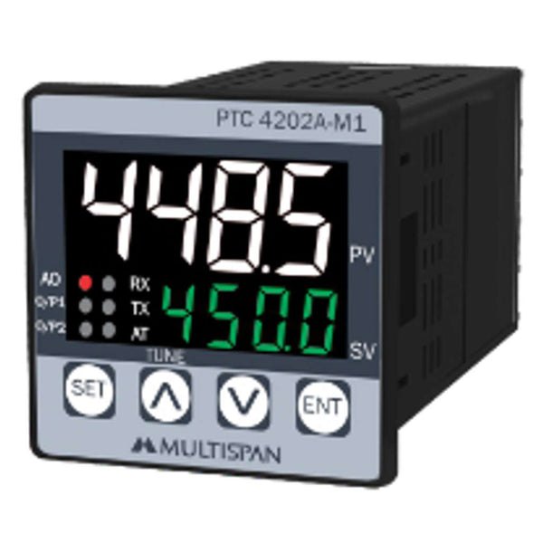 Buy Multispan Universal Input PID Controller With Analog Output & Modbus Facility PTC-4202A-M1 ...