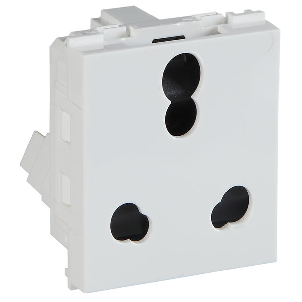 Buy Crabtree Signia 3 Pin Shuttered Socket 6A / 16A White ACWKCXW163 Online at Bestomart ...