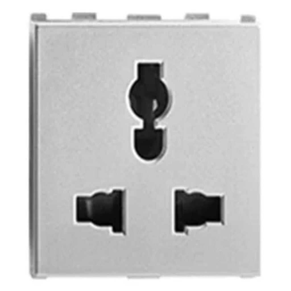 Buy Anchor Roma 6A / 10A / 13A Combi Socket For All Pins 240V 2Module ...