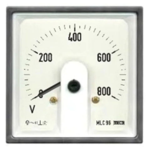 Buy Meco 240 degree Deflection Analog panel Meter MLC 96 Online at ...