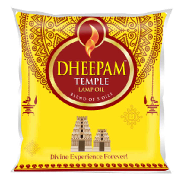Buy Dheepam Temple Lamp Oil 500 ml Pouch Online at Bestomart ...