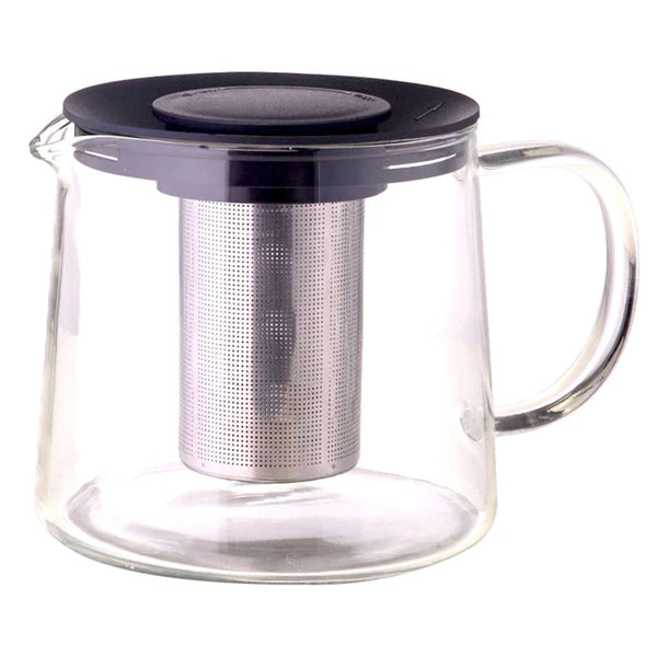 Buy Borosil Carafe Flame Proof Kettle With Infuser 600ml Black ...
