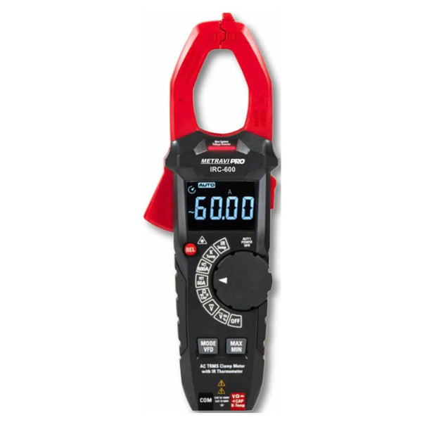 Buy Metravi Digital TRMS AC Clamp Meter With IR Thermometer PRO IRC-600 ...