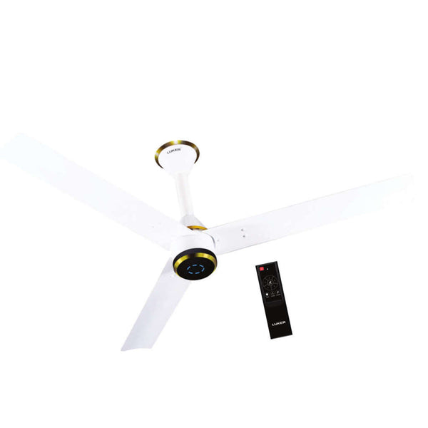 Buy Luker Crown Plus BLDC Ceiling Fan With Remote Control 1200 mm White ...