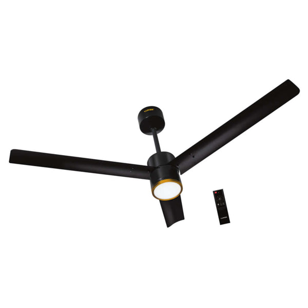 Buy Luker Crown Glow BLDC Ceiling Fan With Remote Control 1200 mm Black ...