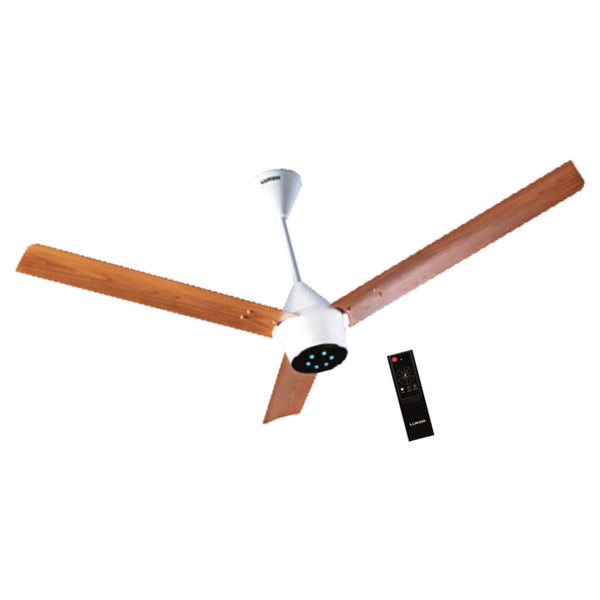 Buy Luker Radial Wooden Range BLDC Ceiling Fan With Remote Control 1200 ...