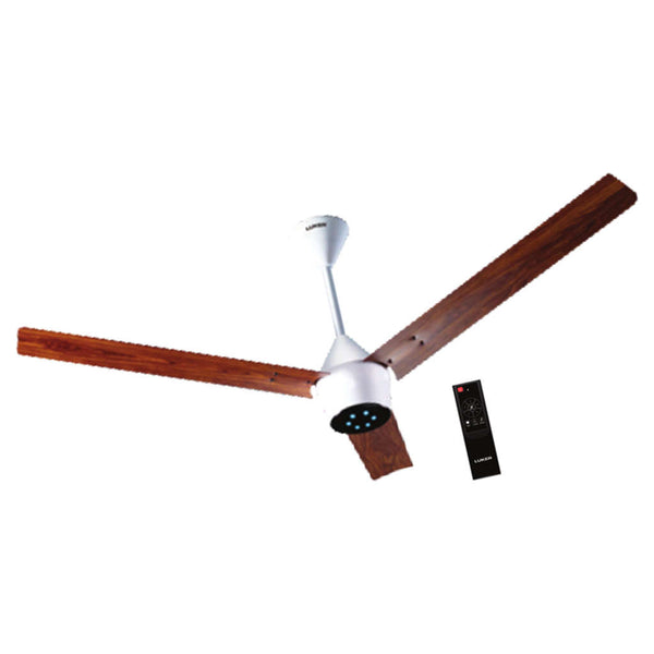 Buy Luker Radial Wooden Range BLDC Ceiling Fan With Remote Control 1200 ...