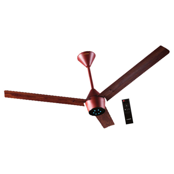 Buy Luker Radial Wooden Range BLDC Ceiling Fan With Remote Control 1200 ...