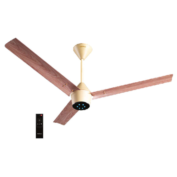 Buy Luker Radial Wooden Range BLDC Ceiling Fan With Remote Control 1200 ...
