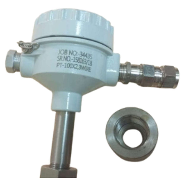 Buy Kaysons Flameproof RTD With Thermowell Sensor 3 Wire PT100X2 Online ...