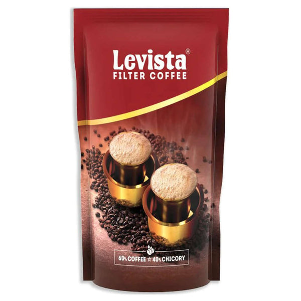 Buy Levista Filter Coffee 60% Coffee 40% Chicory 500 Gram Pouch Online ...
