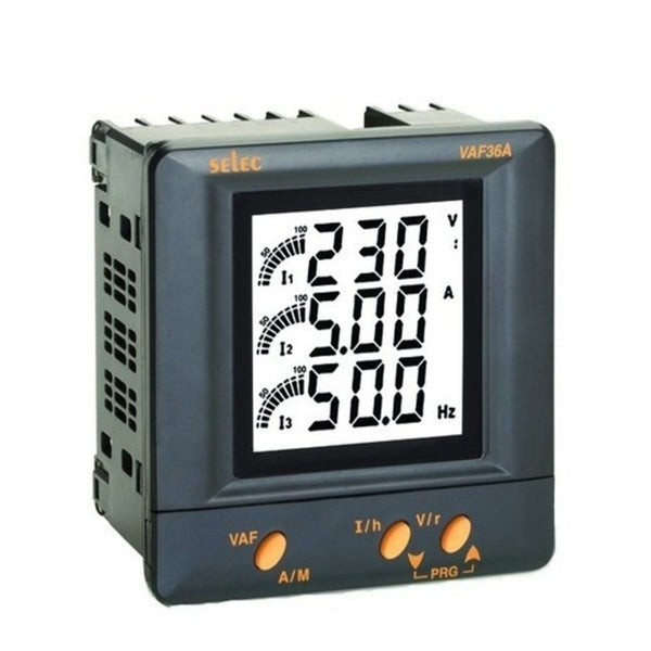 Buy Selec Volt Ampere Frequency Meter-Digital 230V AC VAF36A Online at ...