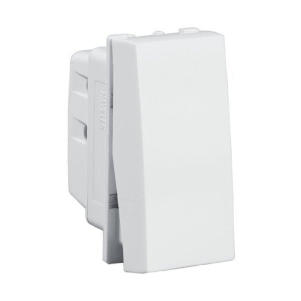 Buy Lisha Switch 10A 240V 1Module 1Way White 7000 Online at Bestomart