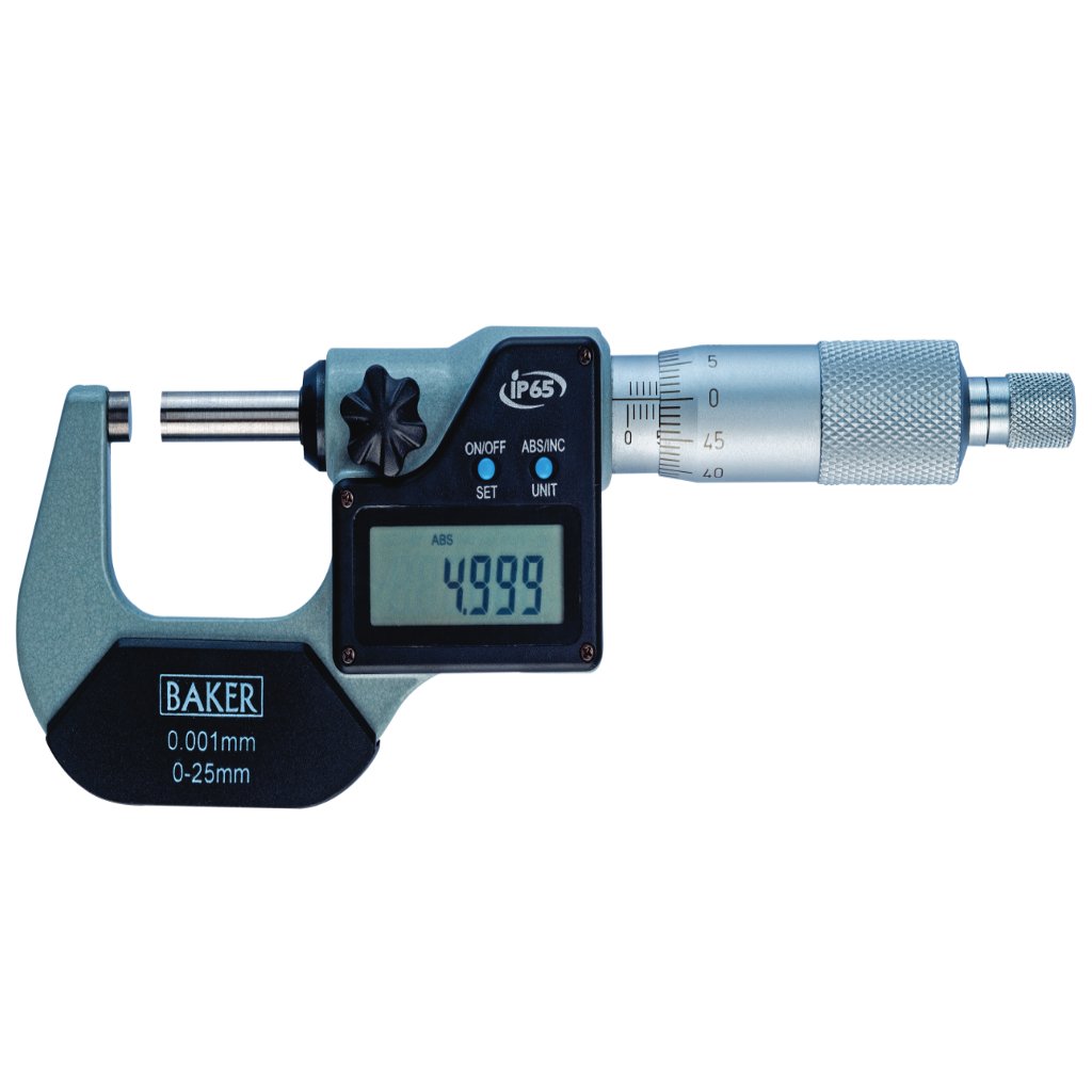 Buy Baker Digital External Micrometer 100-125mm DMM125 Online at Bestomart