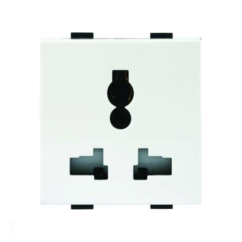 Buy Anchor Roma Plus 2Module Combi Socket 6A/10A/13A 289363 Online at ...