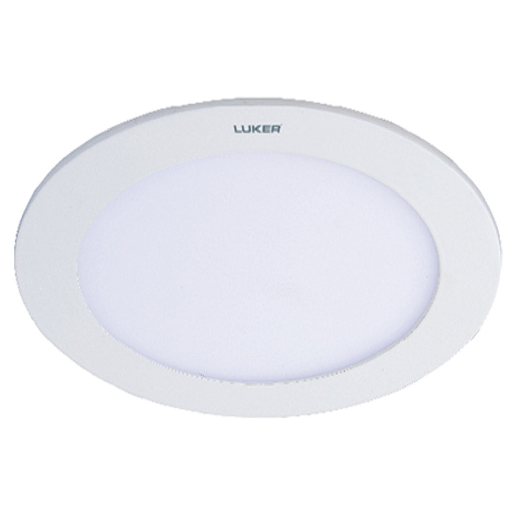 Buy Luker Elegant Series LED Slim Panel Light 9W Round White LNPR09 ...