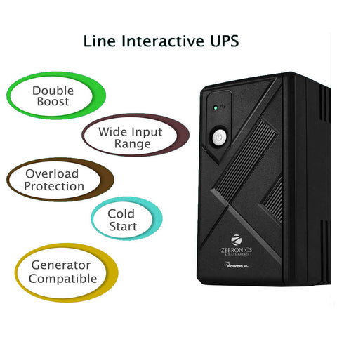 Buy Zebronics Line interactive UPS 360W Zeb-U775 Online at Bestomart