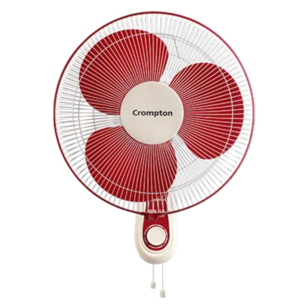 Buy Crompton High Flo Neo Wall Mounted Fan 400mm Red Online at ...