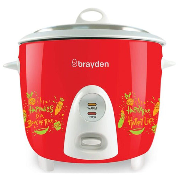 Buy Brayden Rizo Electric Rice Cooker 1.8 Litre Crimson Red Online at ...