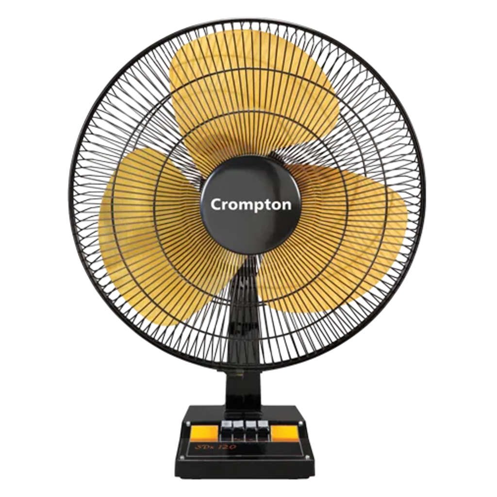 Buy Crompton SDX Table Fan Black Gold 400mm Online at Bestomart ...