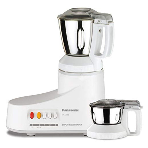Buy Panasonic Super Mixer Grinder With 2 Jars 550W Grey MX-AC220 Online ...