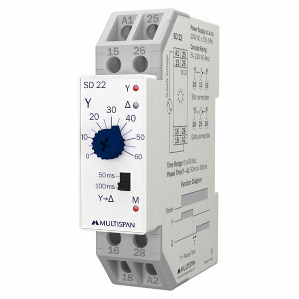 Buy Multispan Star Delta Timer SD-22 Online at Bestomart ...