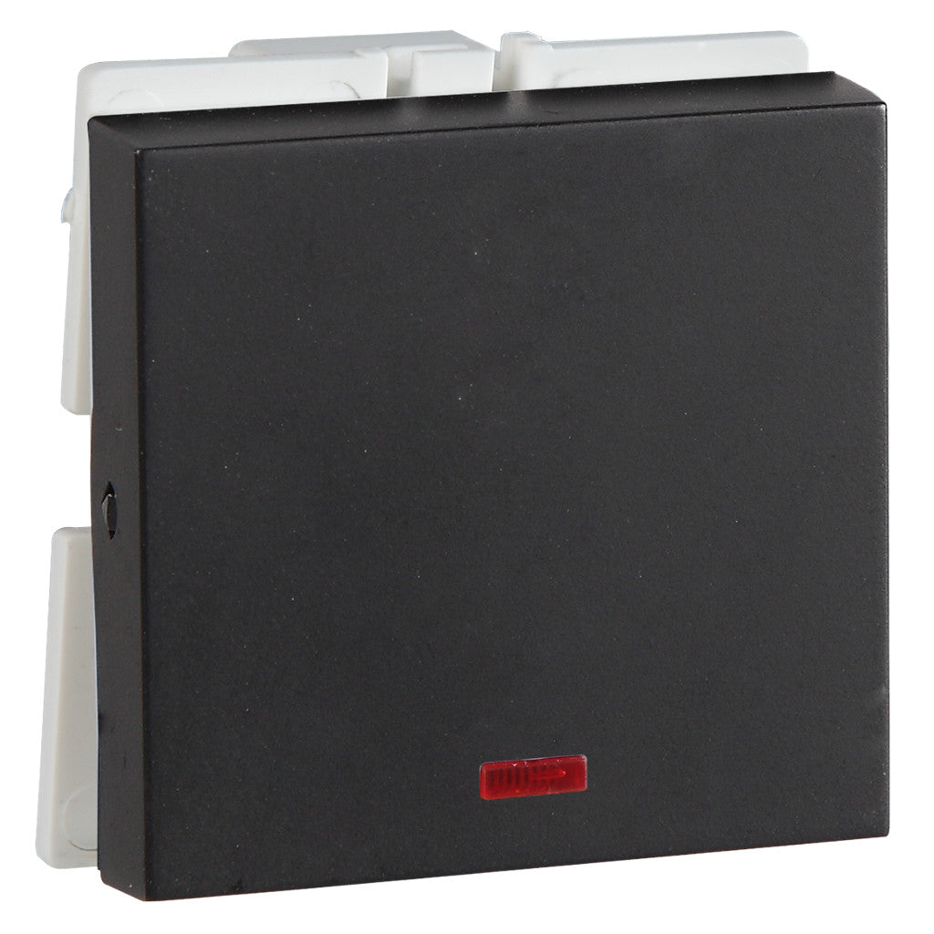 Buy Crabtree Signia 10A Mega Switch With Indicator 2M Grey ACWMXIG101 ...