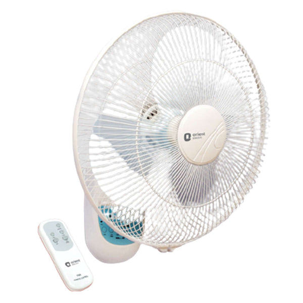 Buy Orient Electric Wall 49 With Remote Wall Fan 400mm White Online at ...