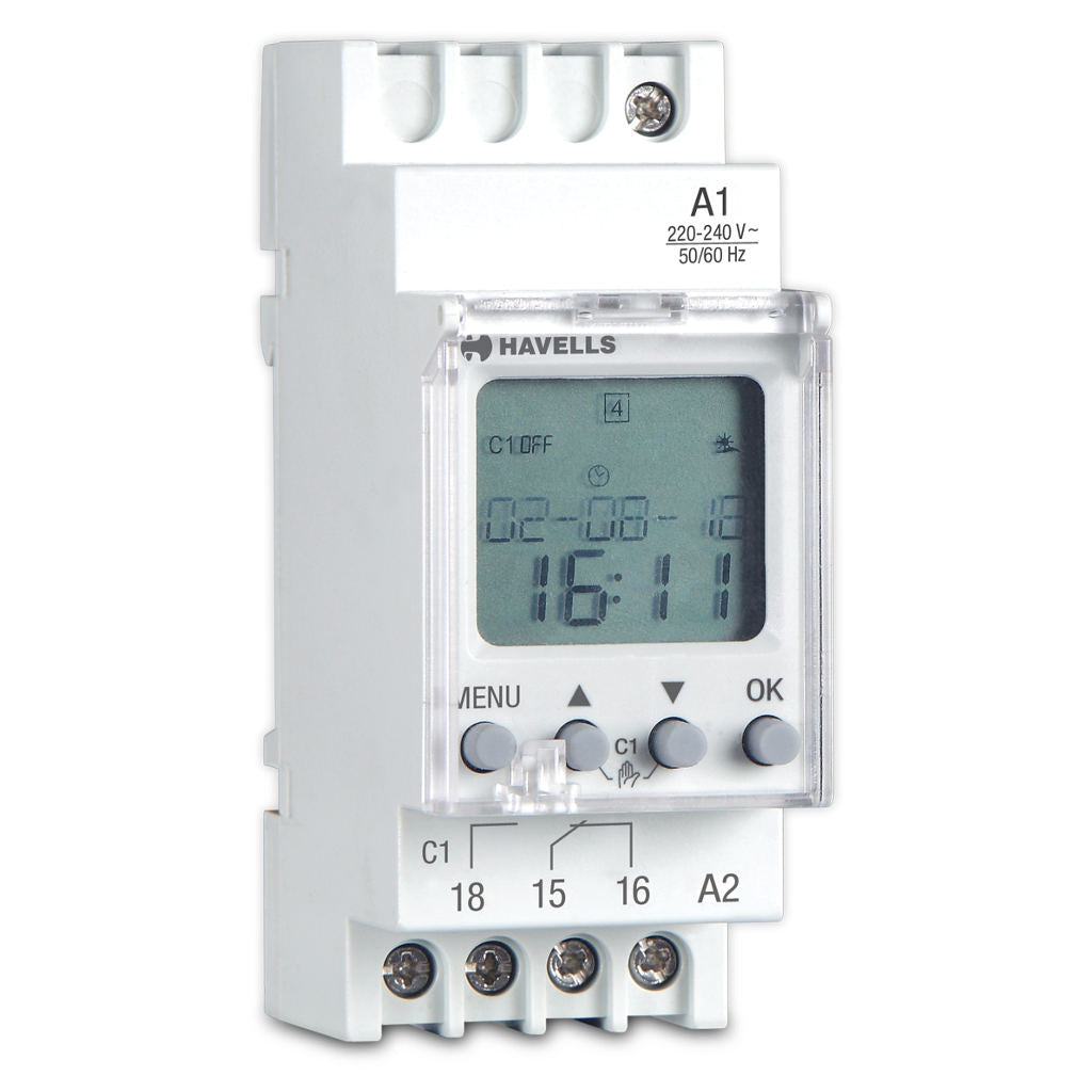 Buy Havells Digital Astronomical Time Switch 3 Years DHTQB01016 Online ...