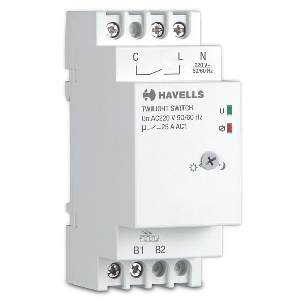 Buy Havells Twilight Time Switch 25A DHTPNN025 Online at Bestomart ...