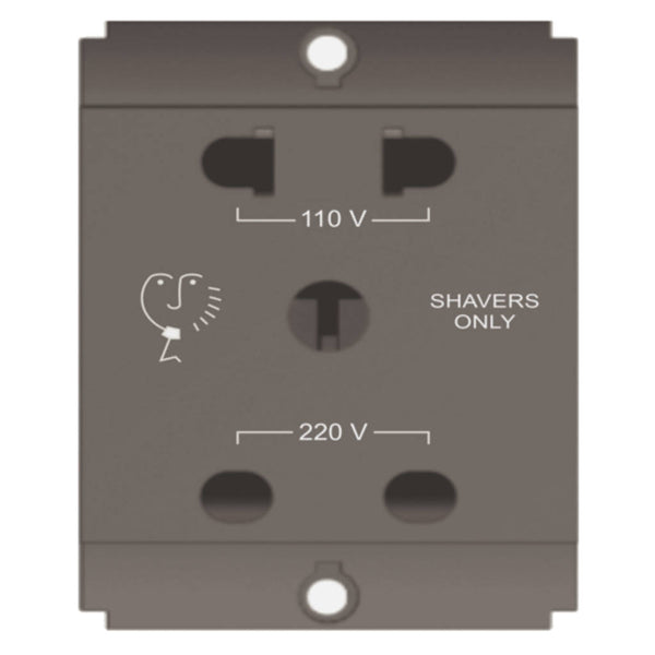 Buy Norisys Square Series Shaver Socket With Transformer 220/110V 2M ...