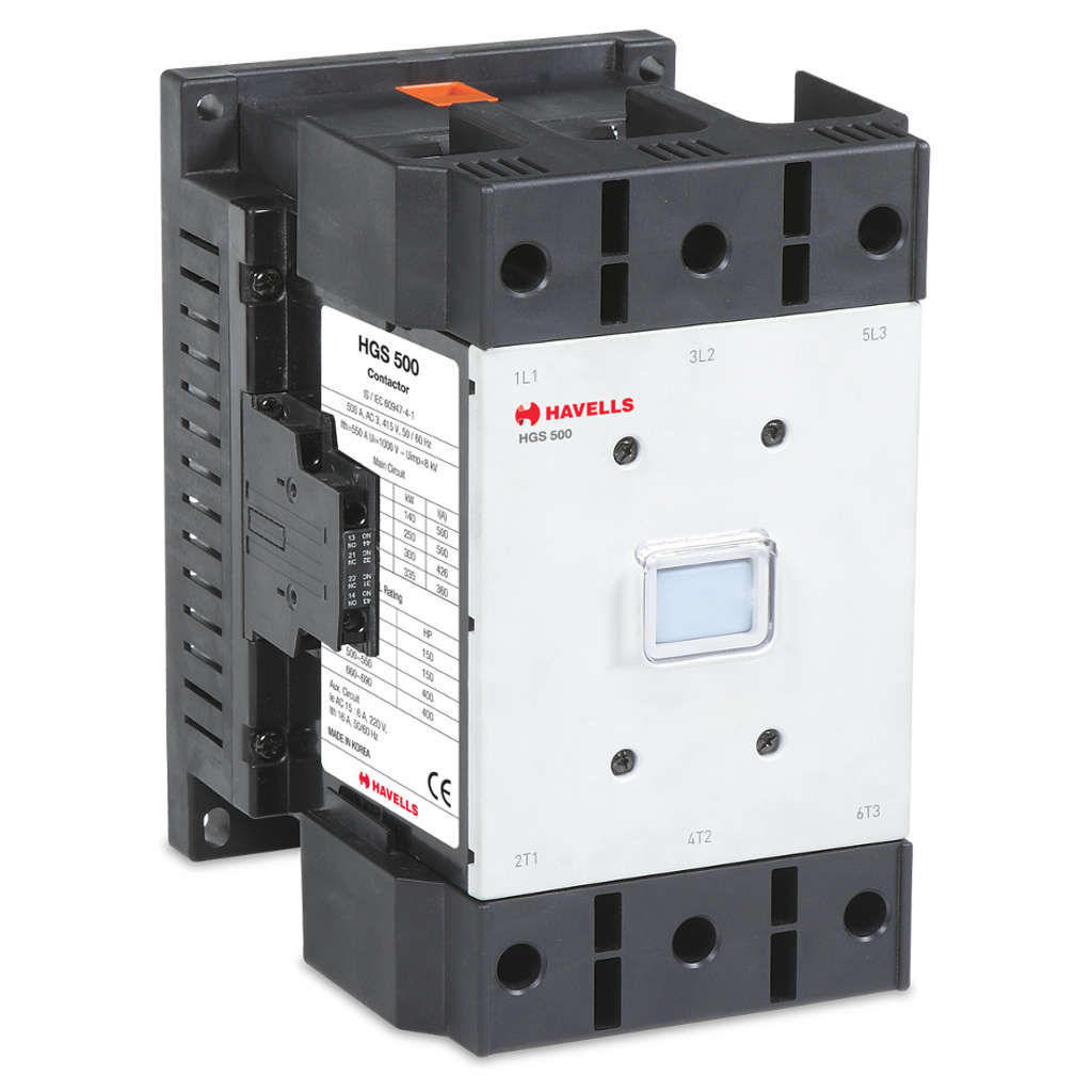 Buy Havells HGS 400 Power Magnetic Contactors With DC Coil 3 Pole ...