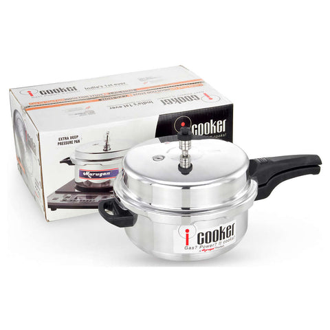 Buy Murugan Induction Cooker Pressure Pan Extra Deep 6 Litres PC016 ...