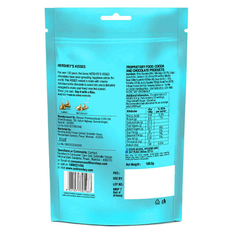 Buy Hersheys Kisses Cookies 'N' Creme Chocolate 100.8g Online at ...