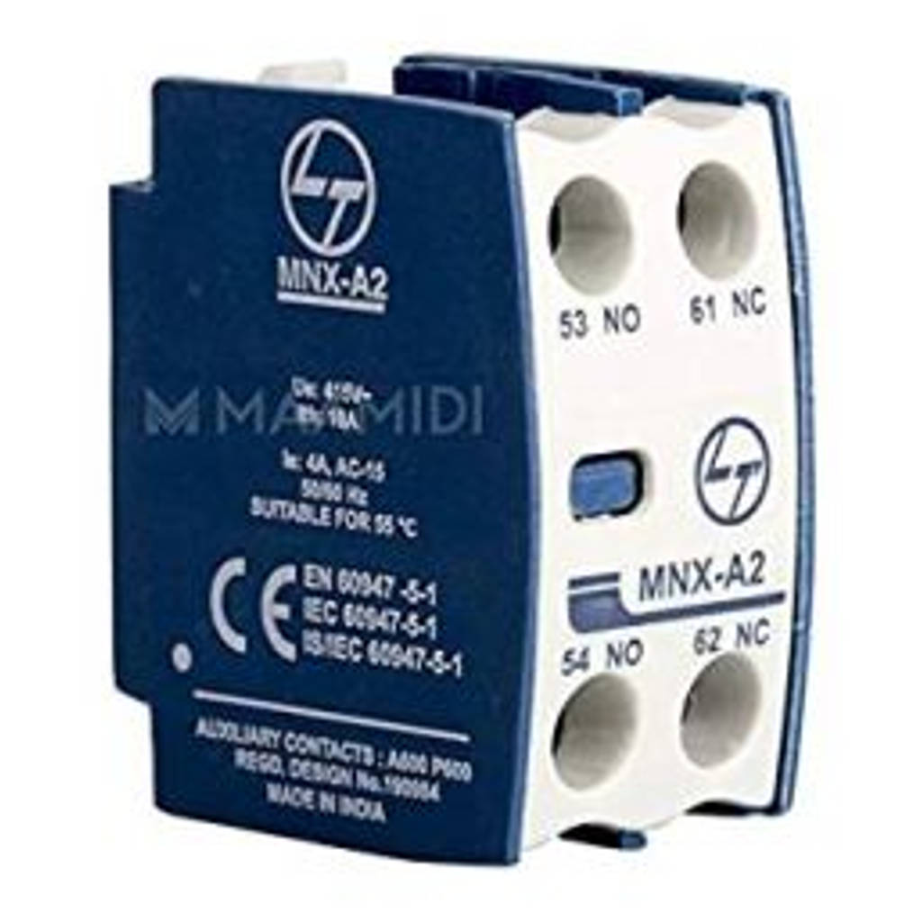 L&T [ Lauritz Knudsen ] Front Mounting Auxiliary Contact Block Online ...