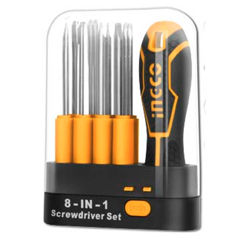 Buy Ingco Interchangeable Screwdriver Set 9Pcs AKISD0901 Online at ...