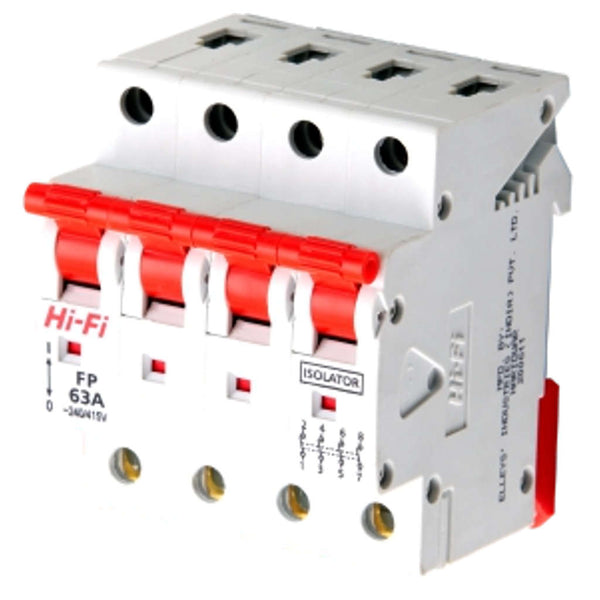 Buy Hi-Fi Four Pole Isolator 63A 911 104 Online at Bestomart ...