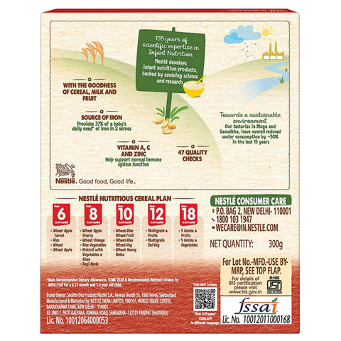 Buy Nestle Cerelac Baby Cereal Milk With Wheat Apple From 6 To 24 ...
