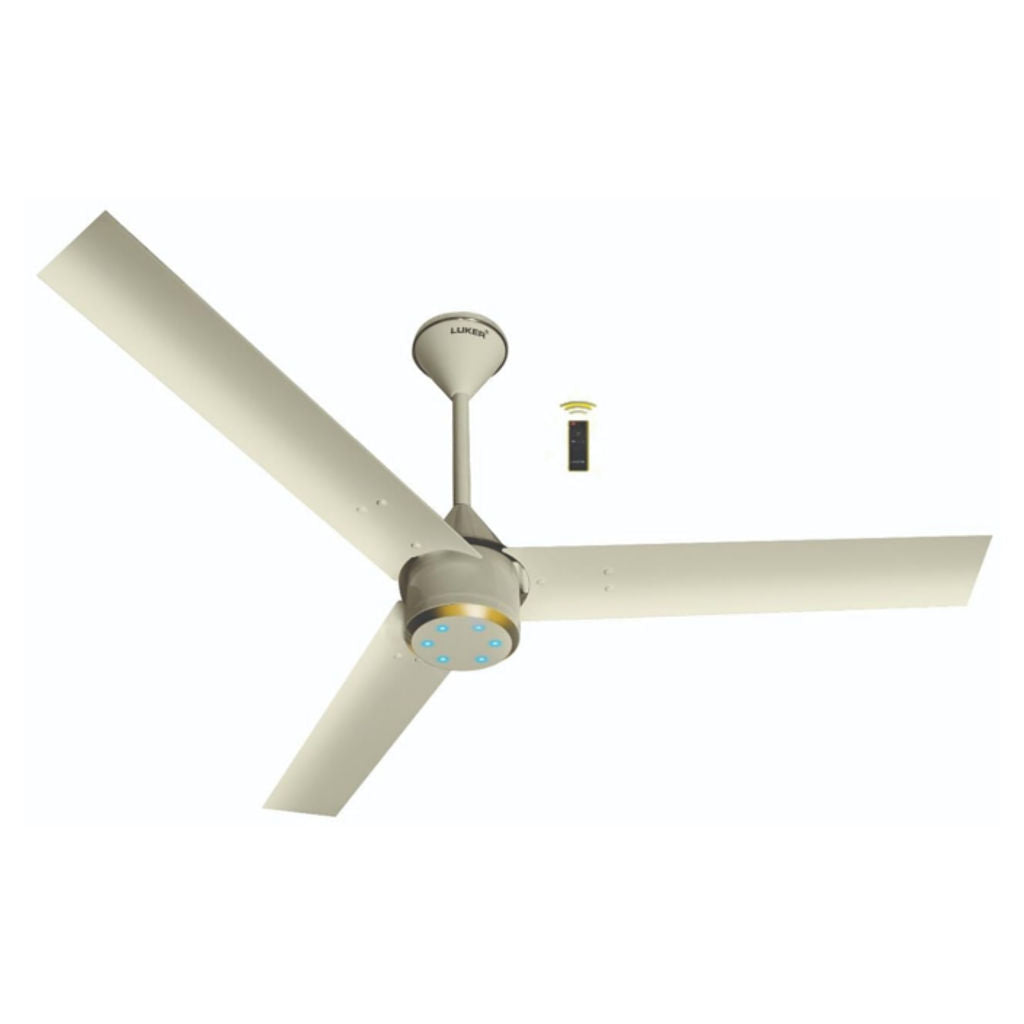 Buy Luker Size Zero Crown BLDC Ceiling Fan 1200mm Ivory Gold Online at ...