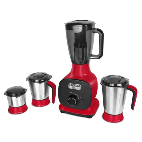 Buy Faber FMG Candy Mixer Grinder 800 W 4 Jars Mystic Red Online at ...