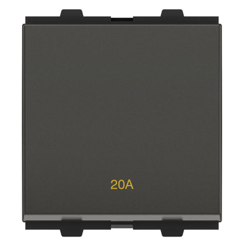 Buy GM Viva 20A 1 Way Switch 2 Module Graphite Magnesia AB 2 007 Online ...
