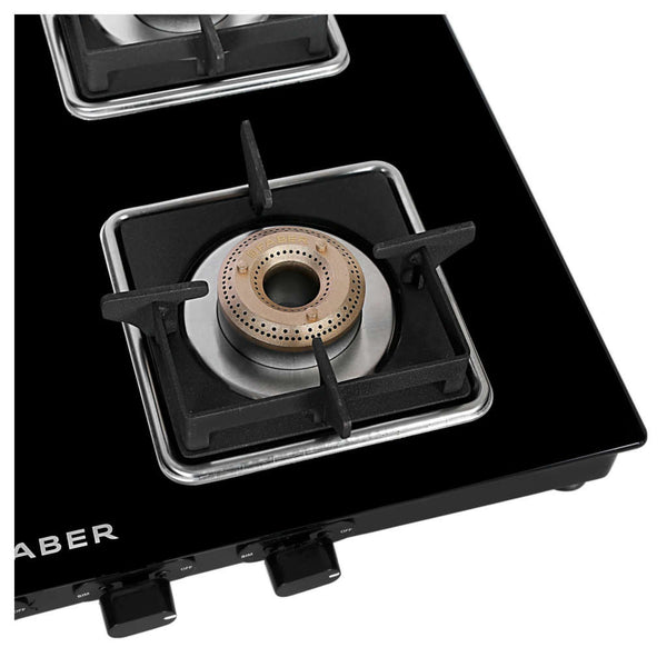 Buy Faber Remo BK Glass Top Gas Stove 4 Brass Burner Online at ...