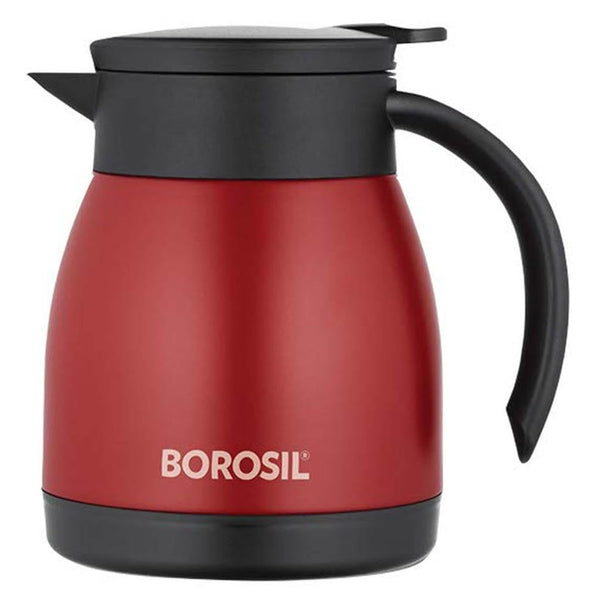 Buy Borosil Insulated Stainless Steel Tea Pot 500 ml Red FLKT50RED12 ...
