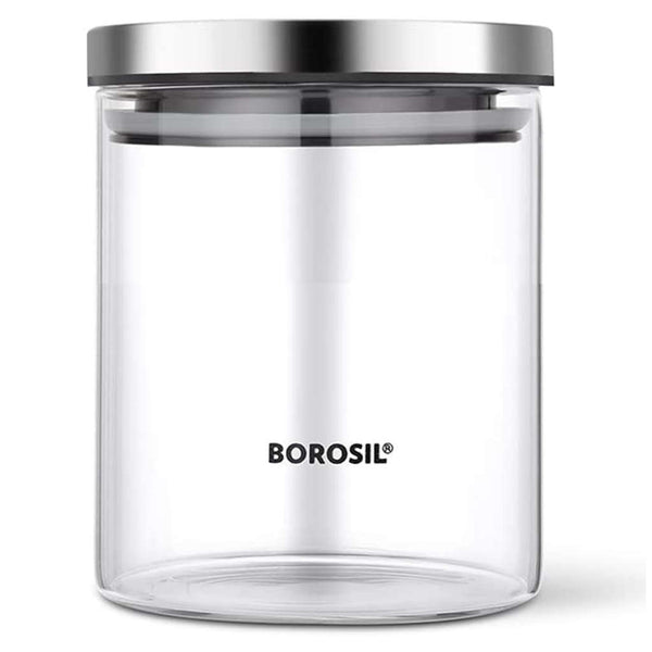 Buy Borosil Classic Glass Storage Jar 600 ml BCLJR960600 Online at ...