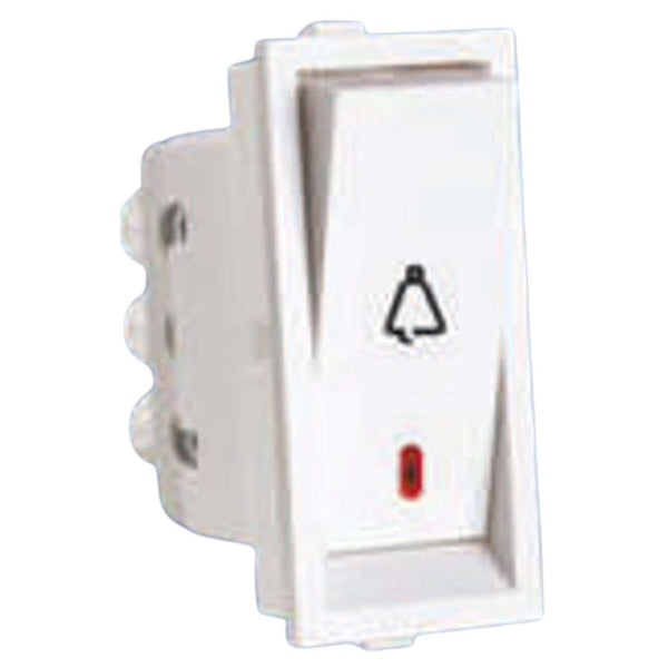 Buy Orbit Express Modular Series Rocker 10A Flat Bell Push Switch With ...