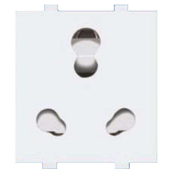 Buy Orbit Express Modular Series 6/16A Universal Socket 2 Module White ...