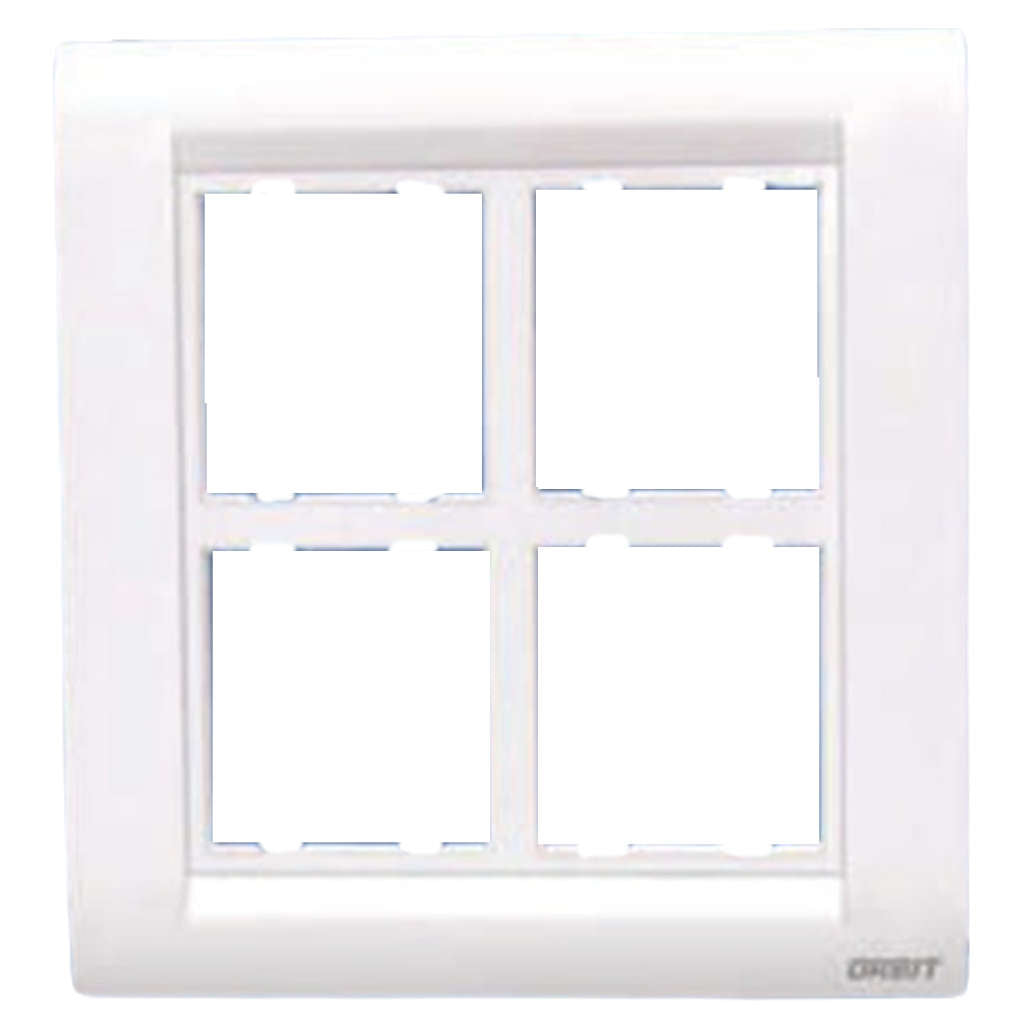 Buy Orbit Express Modular Series Metal Box Square Cover Plate 8 Module ...