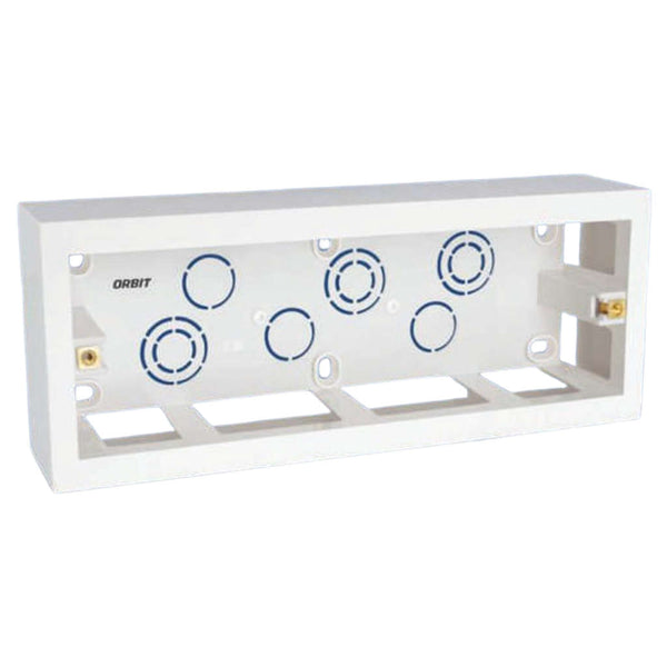 Buy Orbit Express Modular Series Surface Box 6 Module White 1575 Online ...