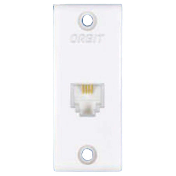 Buy Orbit Vento Series Mini 2 Line Telephone Jack White 1116 Online at ...